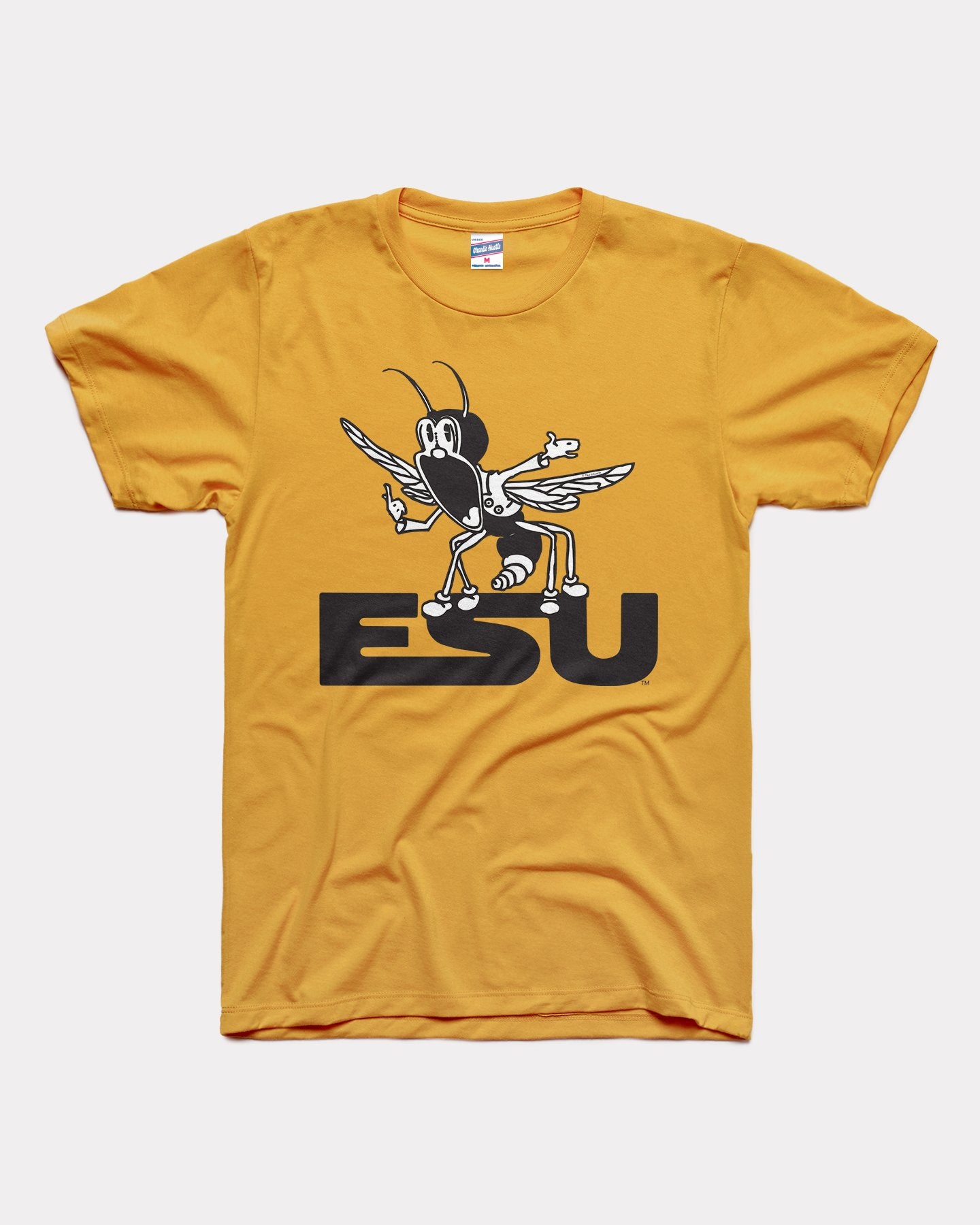 Angry ESU Hornet Gold T-Shirt | CHARLIE HUSTLE
