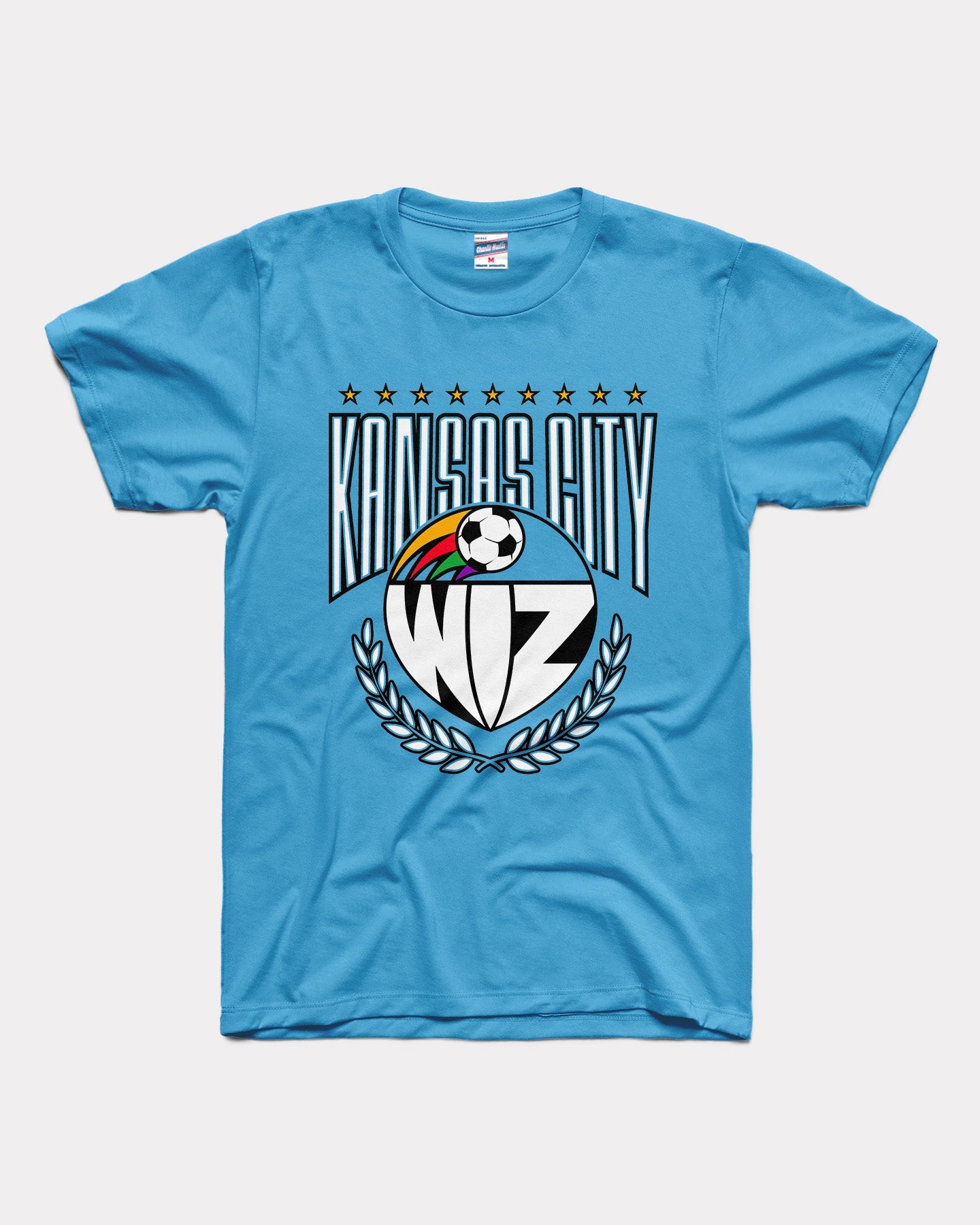 Kansas City Wizards Laurel Electric Blue T-Shirt | CHARLIE HUSTLE