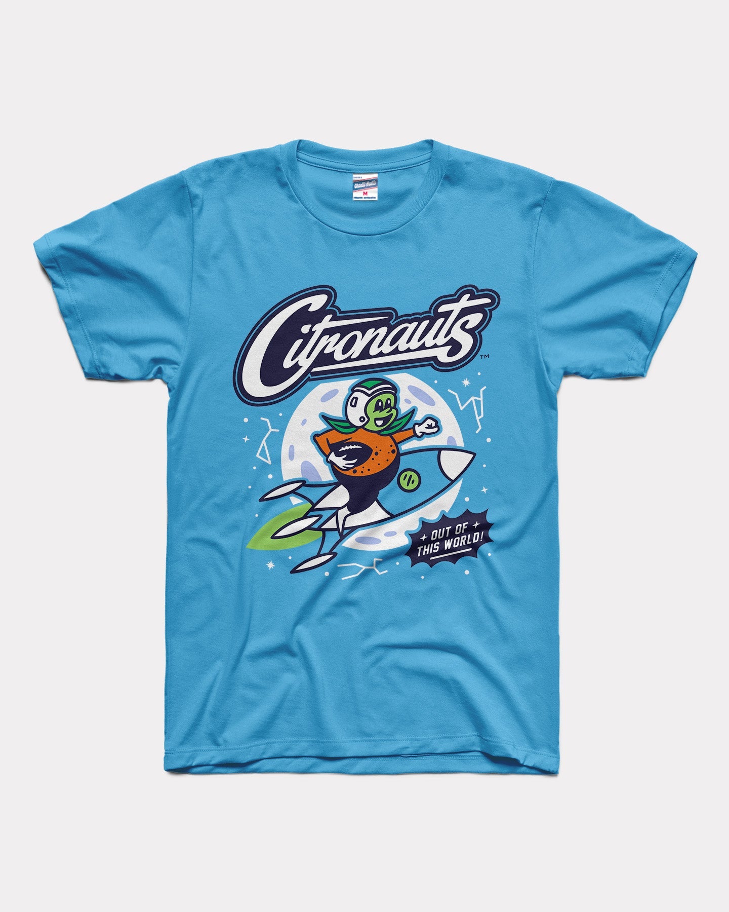 UCF Citronauts Electric Blue Vintage T-Shirt | CHARLIE HUSTLE