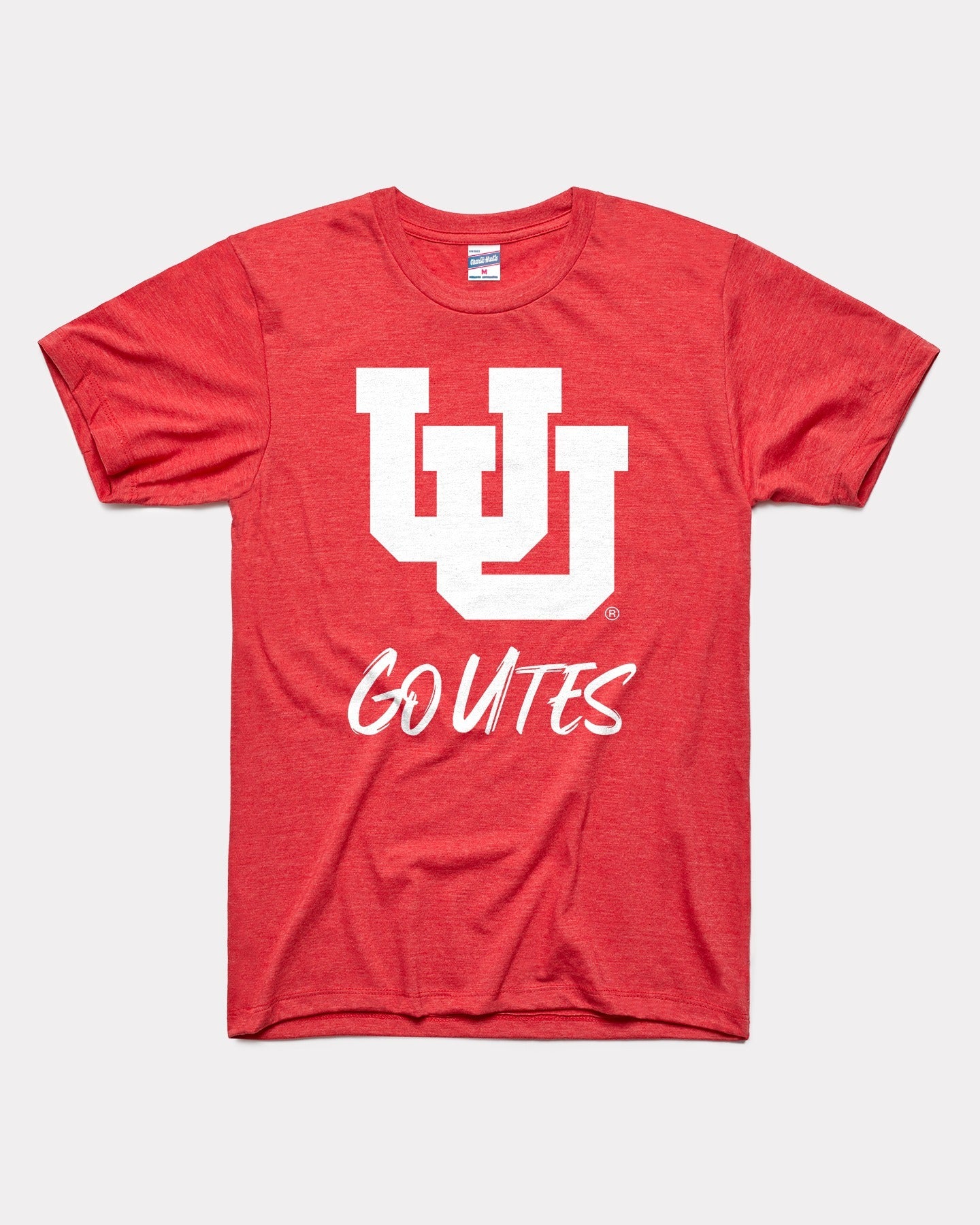Utah Go Utes Heather Red T-Shirt | CHARLIE HUSTLE