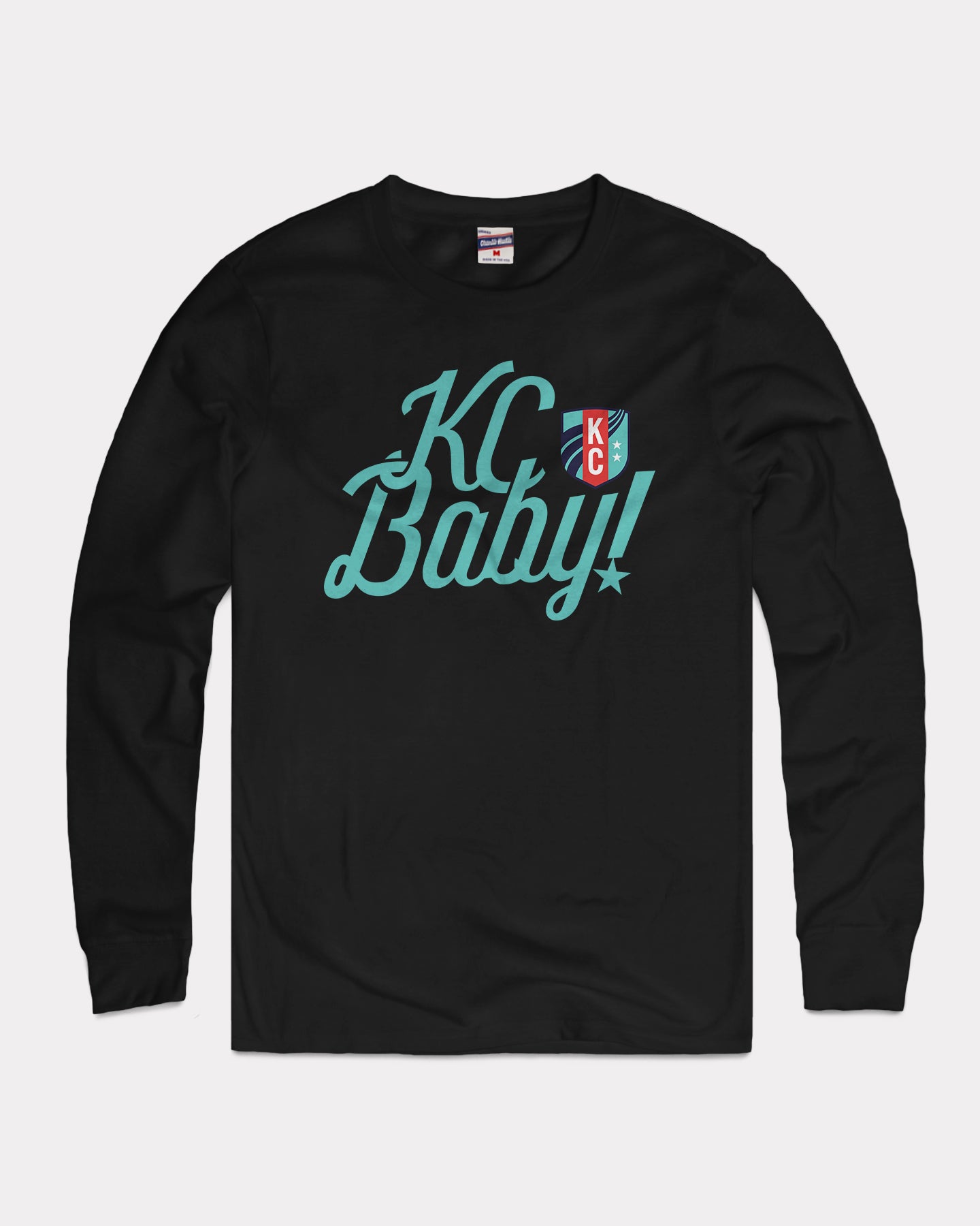 KC Baby Black Long Sleeve T-Shirt | CHARLIE HUSTLE