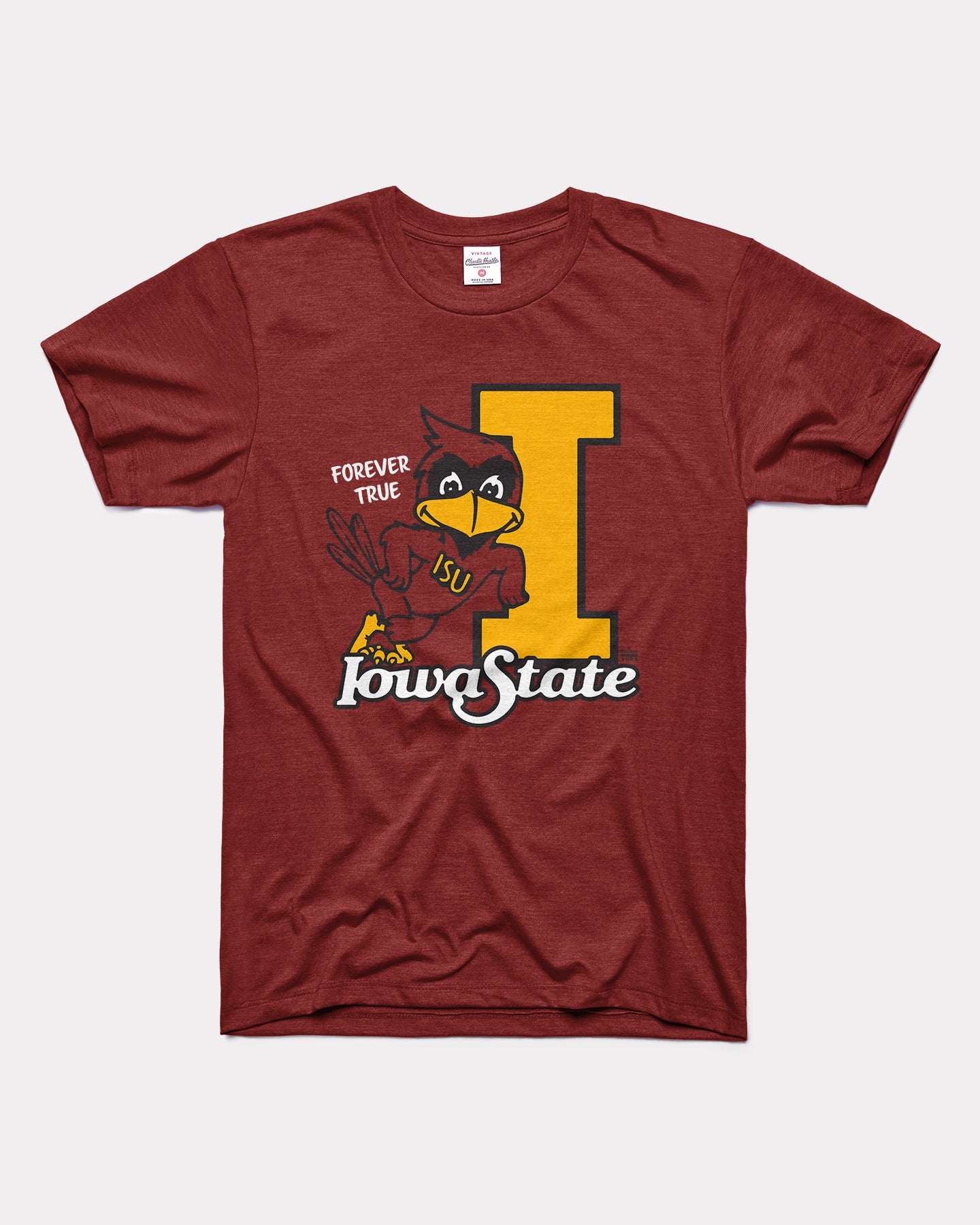 Iowa State Forever True Cardinal Vintage T-Shirt | CHARLIE HUSTLE