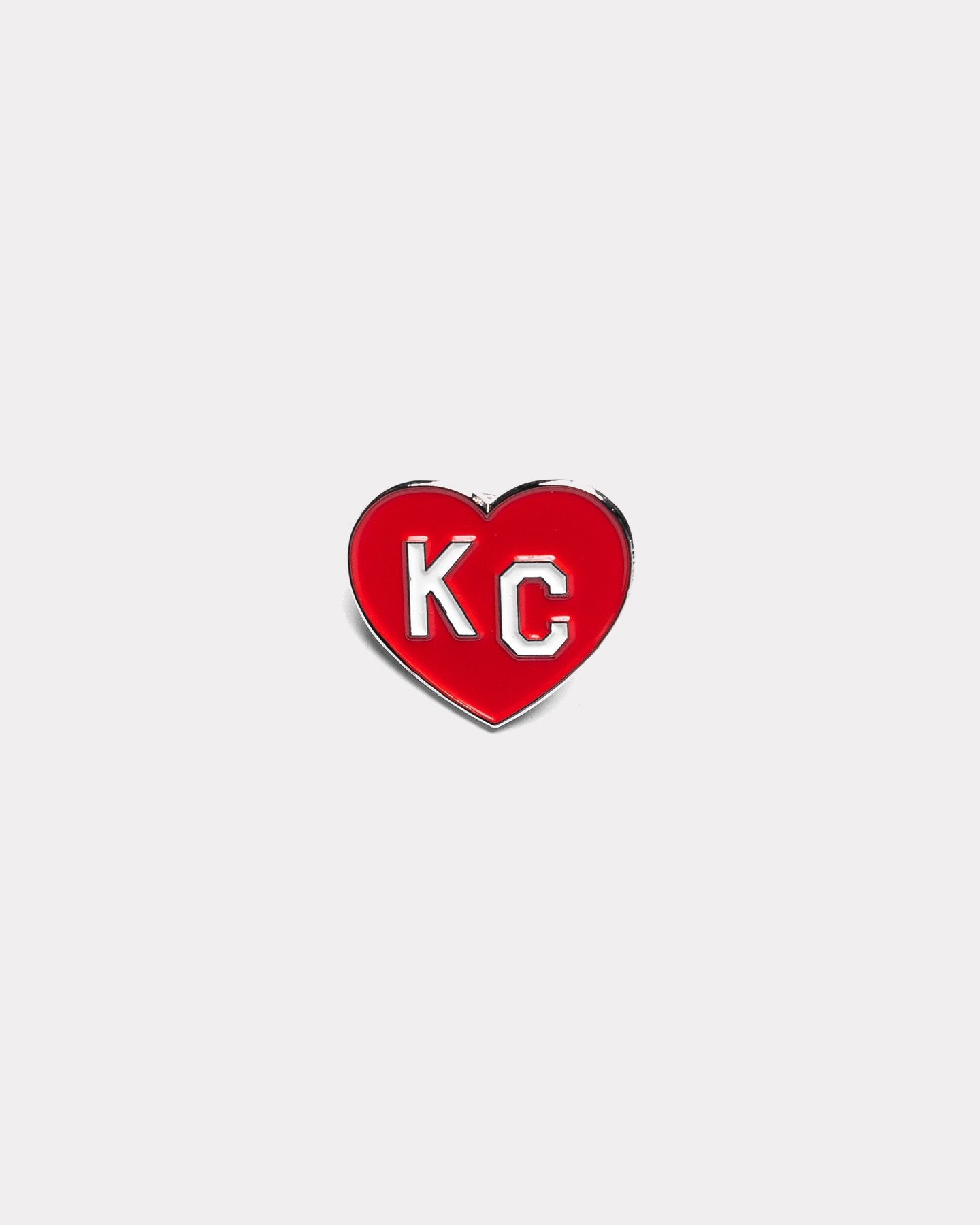KC Heart Enamel Pins | CHARLIE HUSTLE